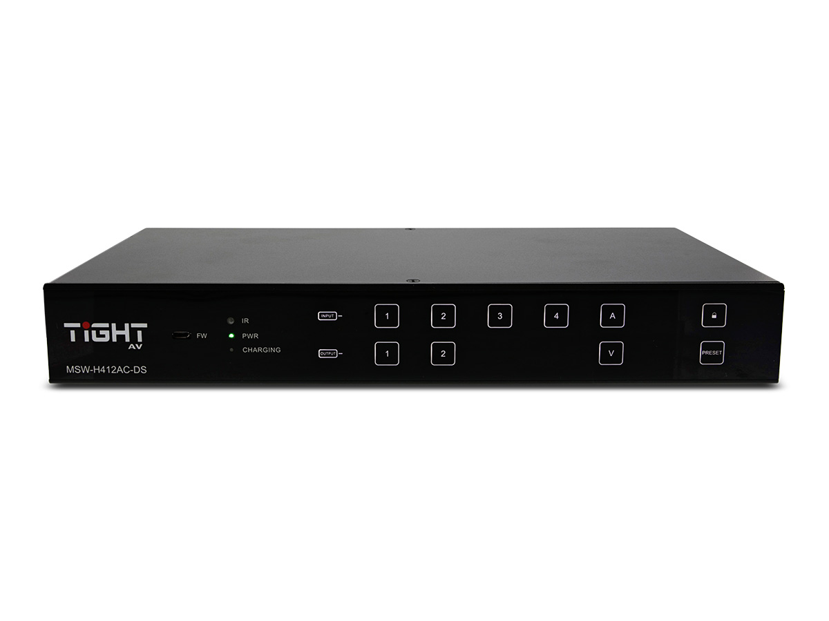 TiGHT AV. 4X2 HDMI MATRIX SWITCHER TiGHT AV. 4X2 HDMI MATRIX SWITCHER