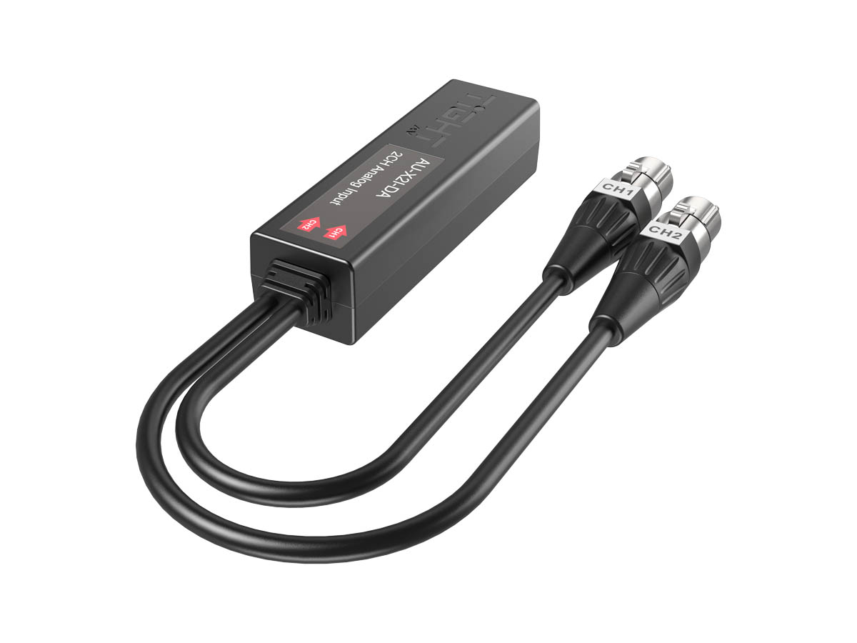 TiGHT AV. DANTE 2-CHANNEL XLR INPUT ADAPTER