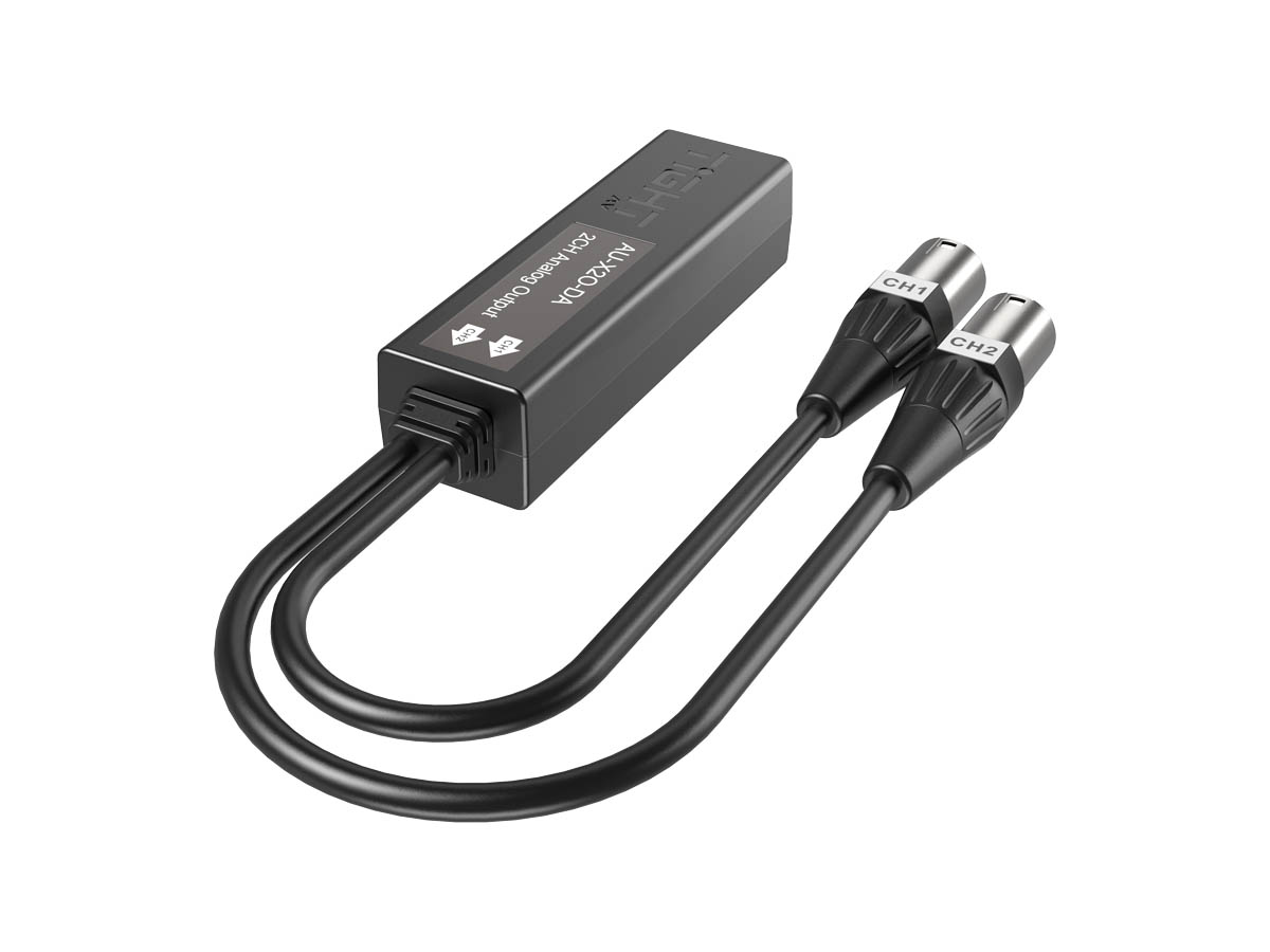 TiGHT AV. DANTE 2-CHANNEL XLR OUTPUT ADAPTER